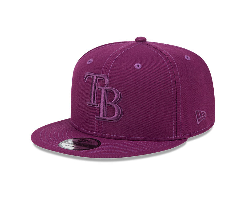 Rays New Era Purple Tonal TB 9Fifty Snapback Hat | The Bay Republic