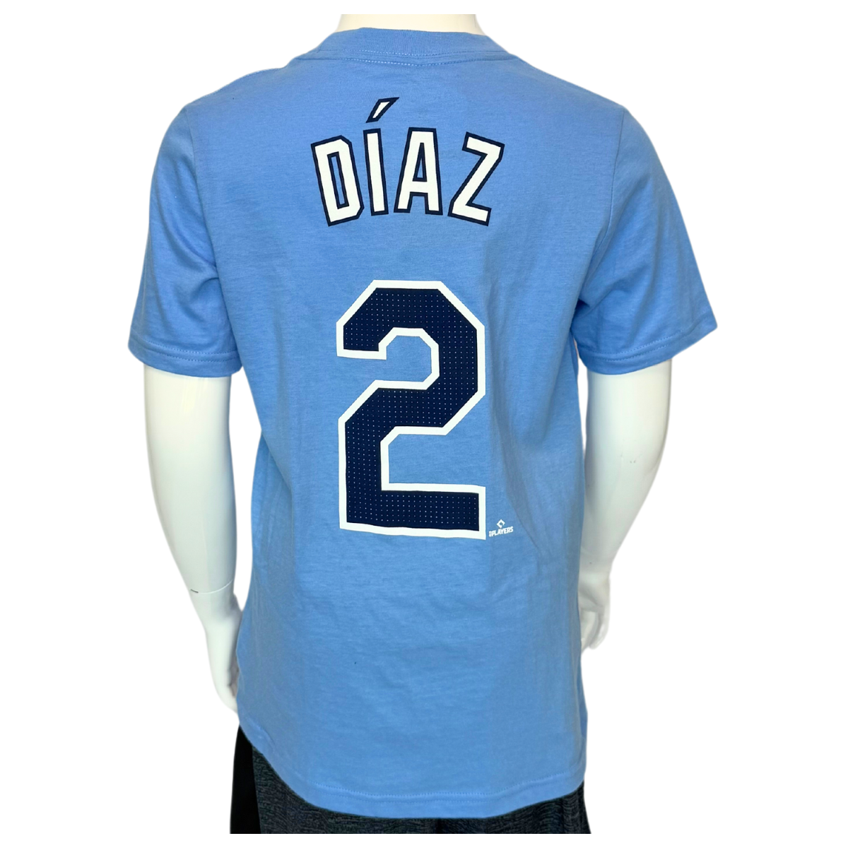 Rays Nike Youth Columbia Blue Fuse Yandy Diaz Tee | The Bay Republic