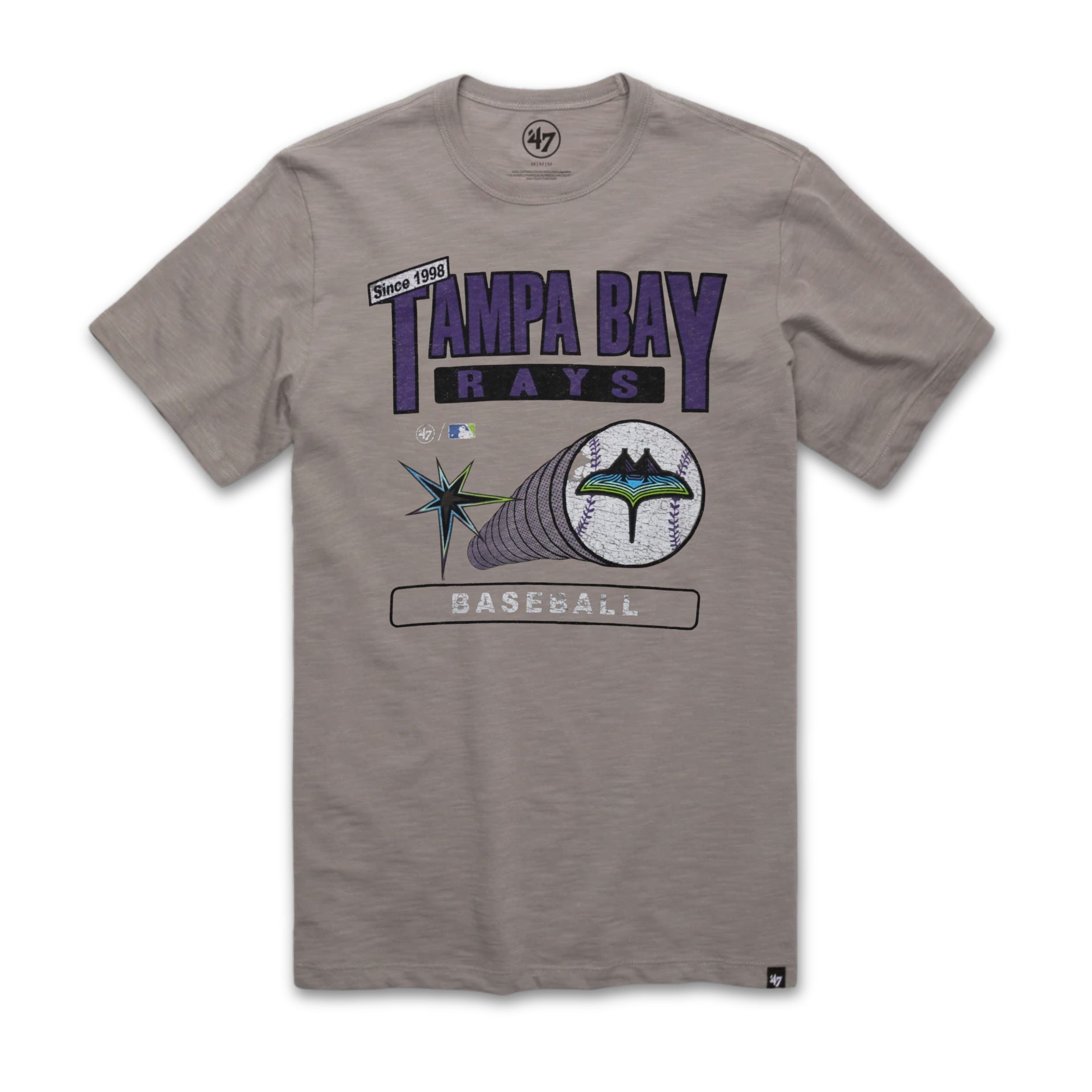 Rays Men's '47 Brand Grey City Connect Tampa Bay Rays T-Shirt – The Bay ...