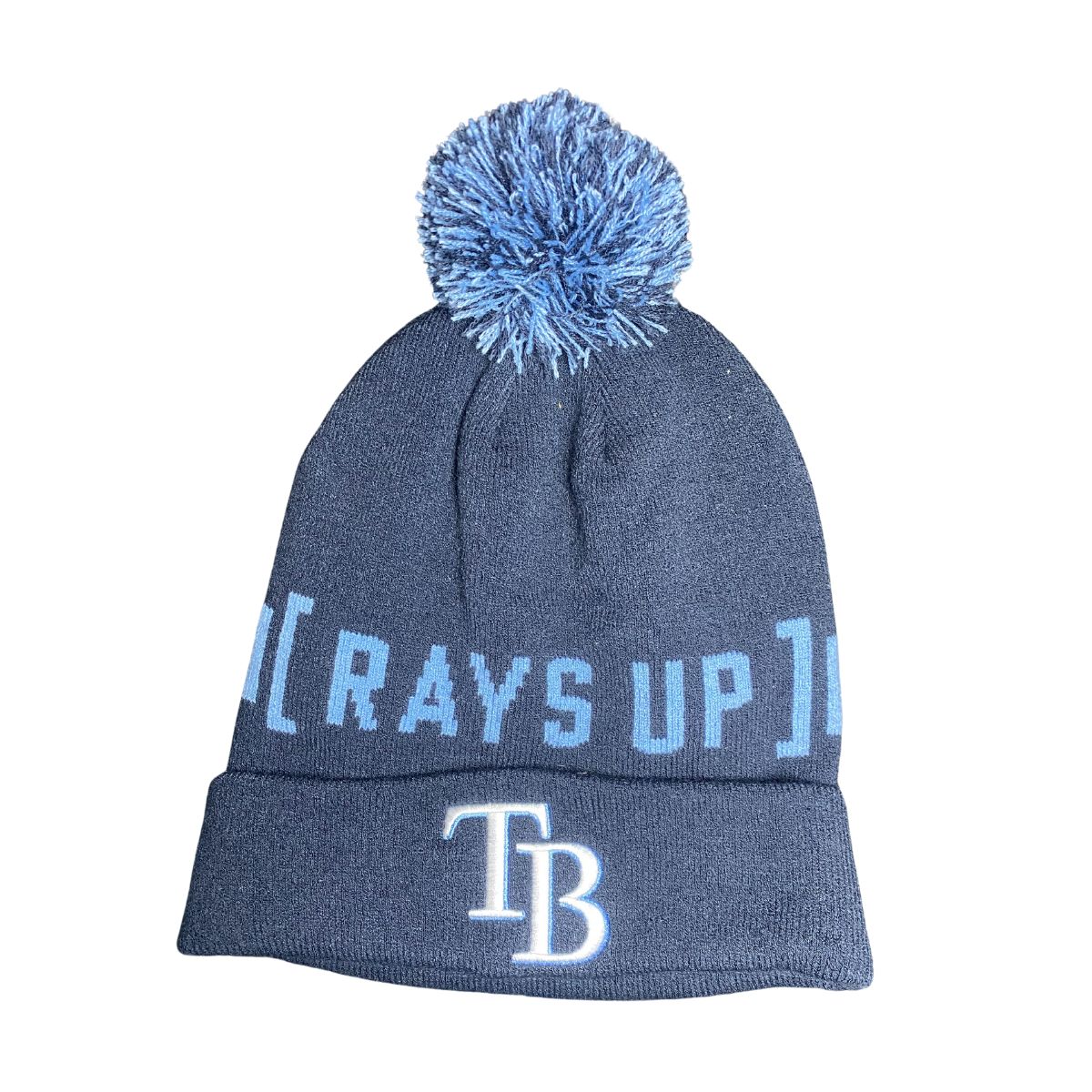 Rays Nike Navy Peak Primetime Rays Up Knit Hat | The Bay Republic