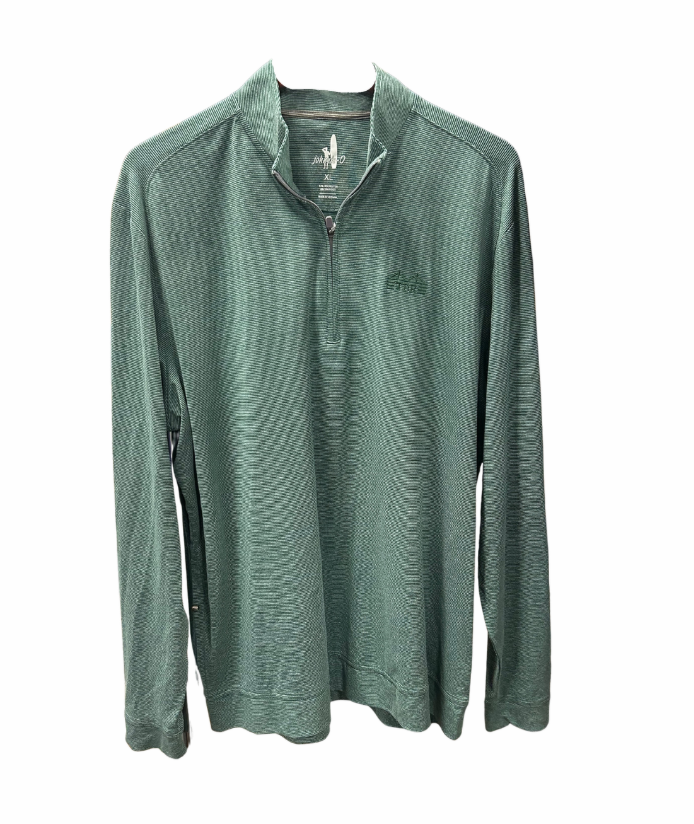 Rowdies Johnnie O Green White Vaughn 1/4 Zip Jacket – The Bay Republic