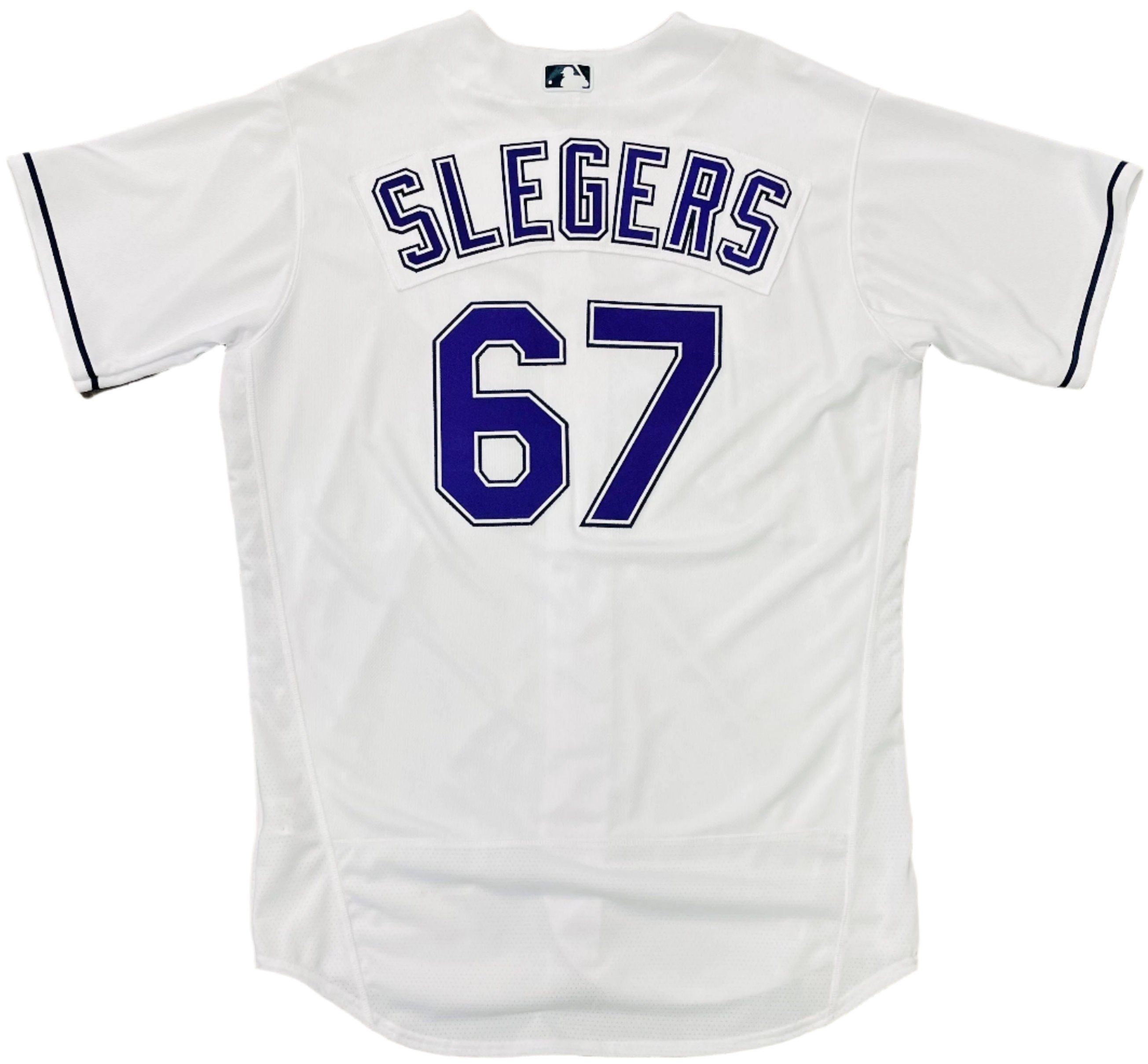Rays Aaron Slegers Team Issued Authentic Devil Rays Jersey – The Bay ...