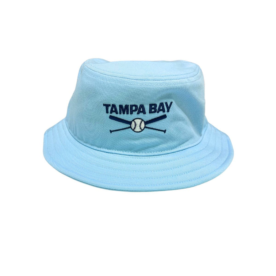 Sportiqe Blue Tampa Bay Crossed Bats Bucket Hat – The Bay Republic